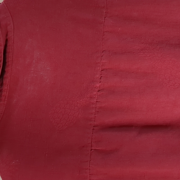 Caribbean | Shirts | Dark Red Button Down Shirt Lg Caribbean Brand ...